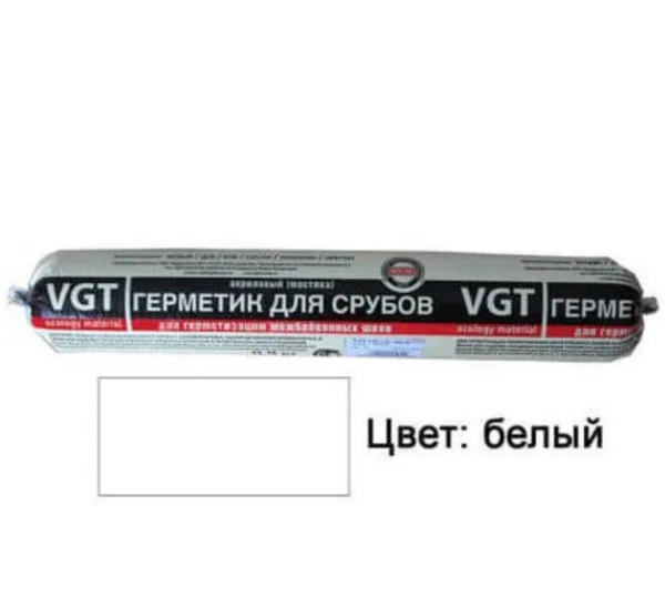 Акриловый Герметик VGT, Для окон, белый - купить по низким ценам в ...
