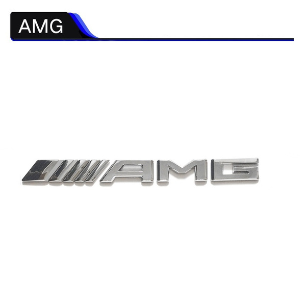 Шильдик (эмблема, надпись) AMG (АМГ) на багажник Mercedes-Benz образца ...