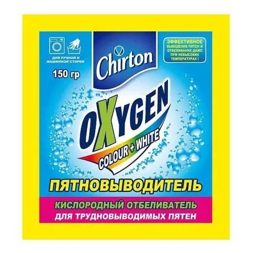 Кислородный отбеливатель - пятновыводитель Чиртон "Оксиджен" 150гр ...
