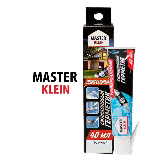 Силиконовый Герметик MASTER KLEIN, Универсальная, прозрачный - купить ...