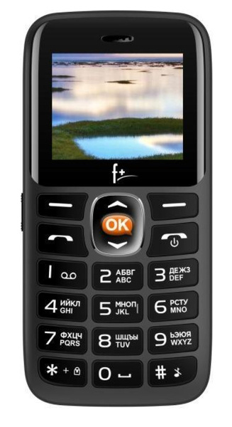 Мобильный телефон F+ Ezzy 4, черный - купить по выгодной цене в интернет-магазине OZON (667351477)