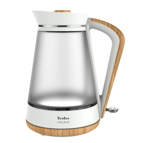 Купить электрический чайник Tesler KT-1750, Металл/стекло по низкой ...