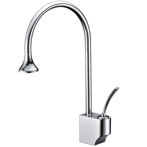 Смеситель для раковины с поворотным изливом на кухню и ванную / кухонный кран для мойки Lemark ...