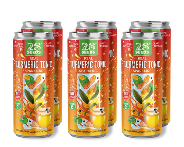 Куркуминный Тоник "Real TURMERIC TONIC "28SEEDS" 6 шт. - купить с доставкой по выгодным ценам в ...