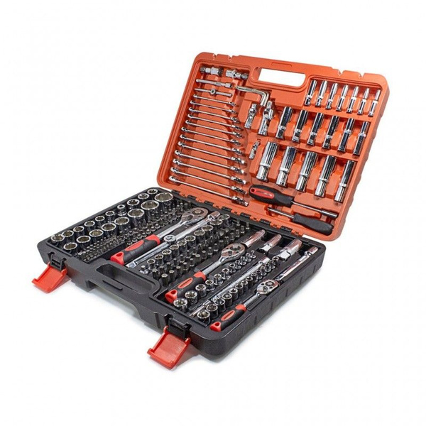 Набор инструментов 216 предметов FORCEKRAFT 1/4''3/8''1/2''(6гр.)(4 ...