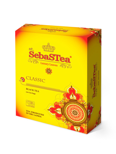 Чай черный SebasTea CLASSIC байховый мелколистовой, 2г х 100 шт ...