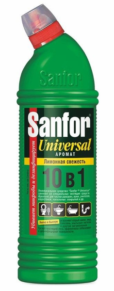 Sanfor Universal средство для чистки и дезинфекции 10в1 Лимонная ...