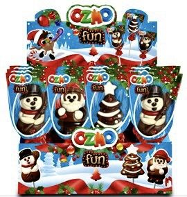 Фигурный молочный шоколад на палочке OZMO FUN (ОЗМО ФАН) новогодний 23г ...