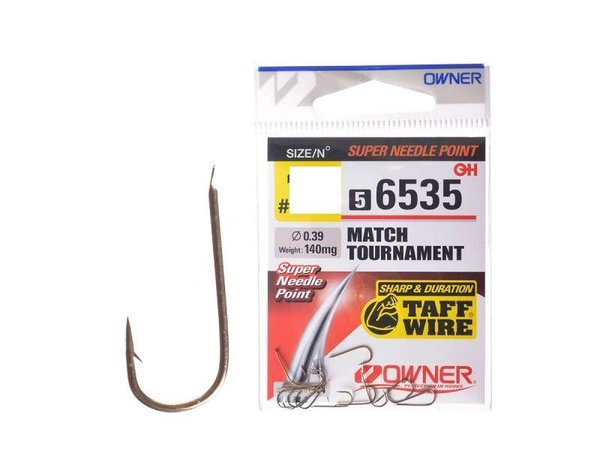 Крючки Owner 56535 Match Tournament №18 15шт - купить с доставкой по ...