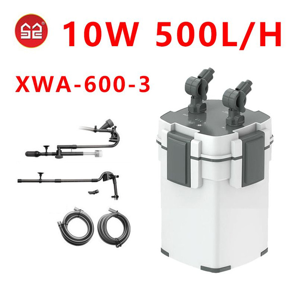 SUNSUN 10W Внешний фильтр для аквариума, 3-слойная корзина для фильтра ...