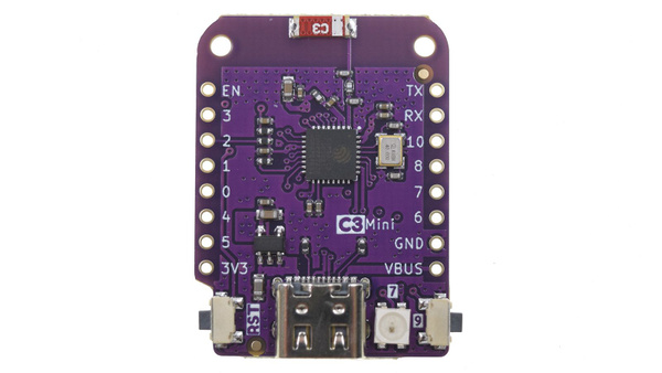 C3 Mini V2.1.0 - LOLIN WIFI Bluetooth LE BLE IOT Board ESP32-C3FH4 4MB FLASH MicroPython Arduino ...