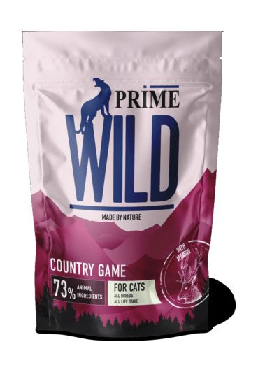 Характеристики PRIME WILD GF COUNTRY GAME - Сухой корм для котят и кошек, с Уткой и Олениной (2 ...