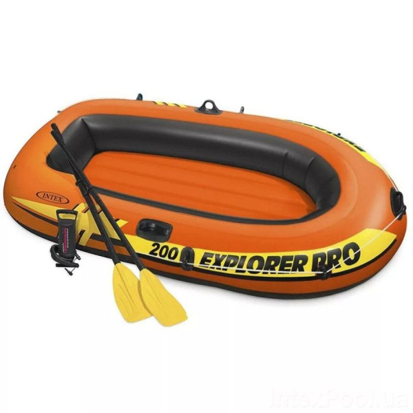 Надувная лодка Intex 58357 Explorer Pro 200 + весла + насос ...