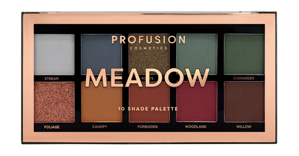 Палетка теней для век / Profusion Meadow 10 Shade Palette купить на OZON по низкой цене (1726226260)