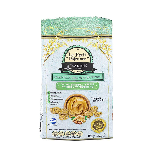Гранола хрустящая с арахисом и арахисовым маслом LE PETIT DEJEUNER ...