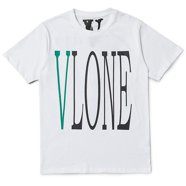 Футболка VLONE, размер 50, цвет белый, бирюзовый - купить по выгодной ...