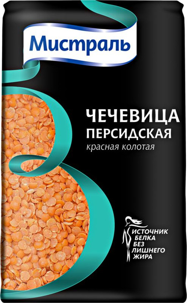 Чечевица колотая МИСТРАЛЬ Персидская красная, 450г - купить с доставкой ...