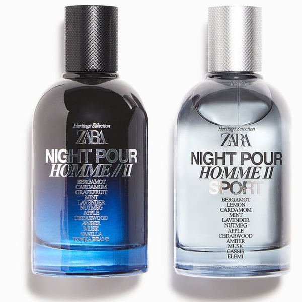 Zara Туалетная вода MAN 2_NIGHT POUR HOMME II SPORT SPECIAL EDITION 100 ...