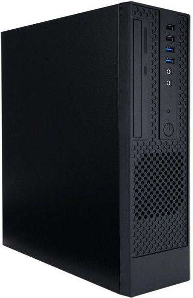 Корпус mATX In Win CK709BL PM-300TFX, Slim-Tower, 300Вт, черный ...