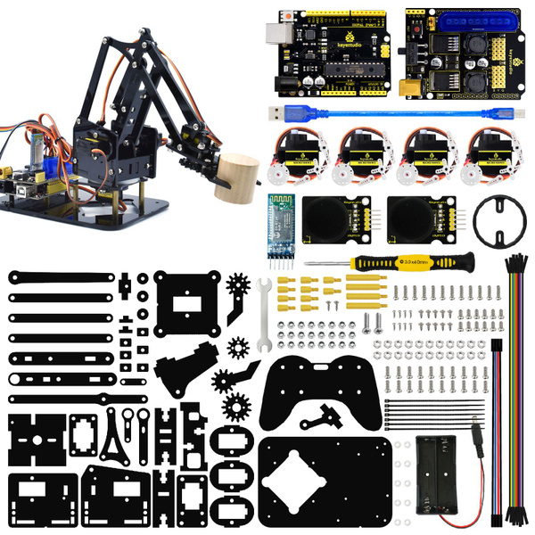 Keyestudio 4DOF Robot Arm Kit для Arduino DIY Robot STEM ...