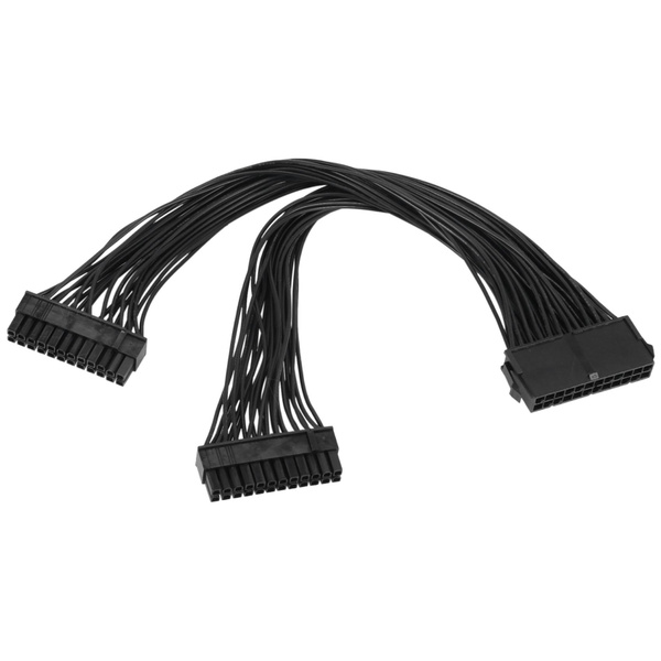 Кабель-удлинитель блока питания ATX 24Pin 1 к 2 портам, разветвитель ...
