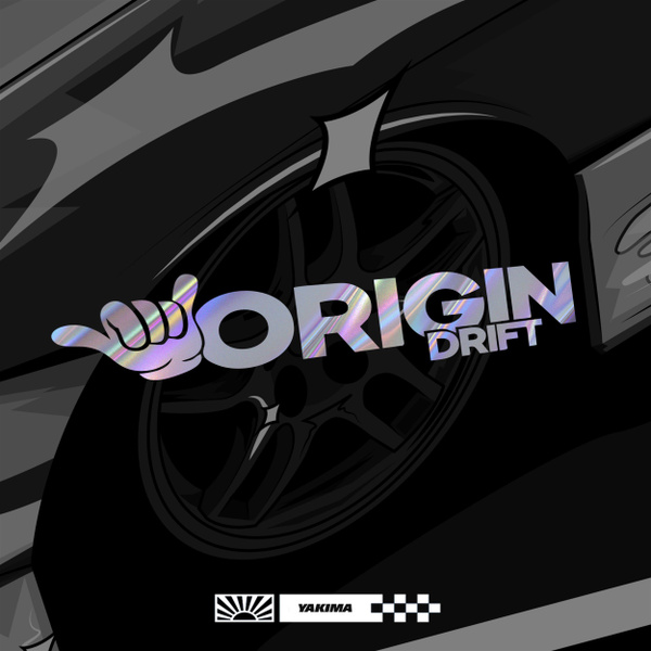 ORIGIN DRIFT - JDM Голографическая наклейка - купить по выгодным ценам ...