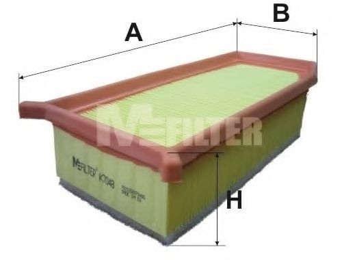 MFILTER Фильтр воздушный арт. K 7048, 1 шт. купить на OZON по низкой цене (876312565)