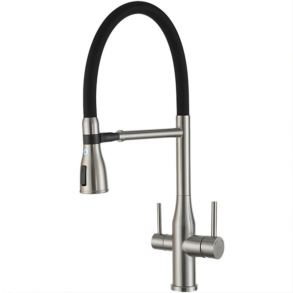 Смеситель для кухни с гибким изливом и фильтром Gappo G4399-75 - купить ...