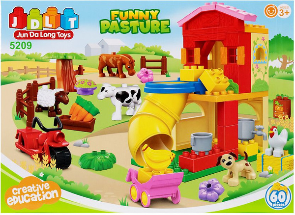 Конструктор JDLT 5209-WB Весёлая ферма 60 дет. - купить с доставкой по выгодным ценам в интернет ...