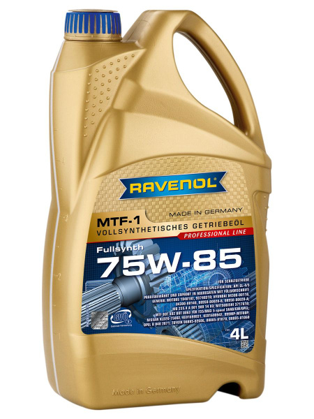 Трансмиссионное масло RAVENOL MTF -1 SAE 75W-85 ( 4л) - купить по ...