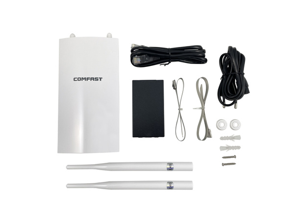 Точка доступа COMFAST Wi-Fi уличной установки CF-EW71 V2, бежевый, 2.4 ...