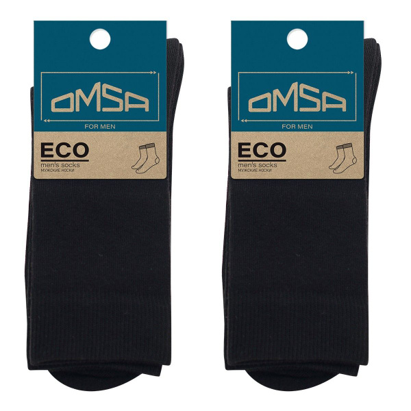 Носки Мужской Omsa, размер 39, 40 Хлопок, Полиамид На любой сезон черный Повседневный Узбекистан ...