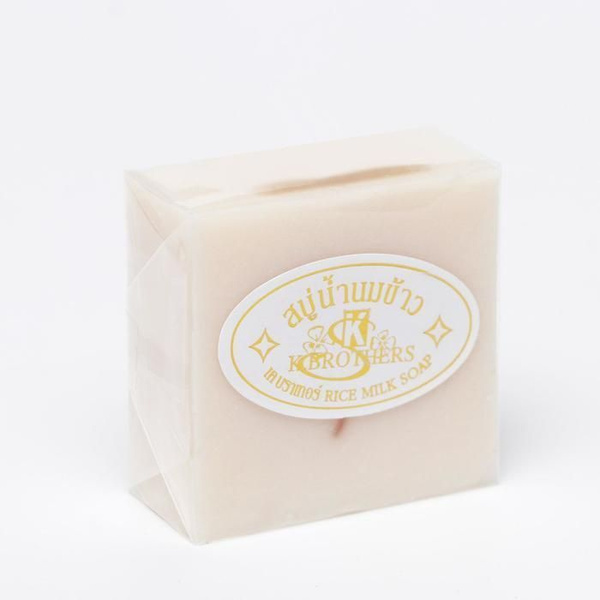 K.Brothers Тайское мыло твердое для лица для бережного очищения Rice ...