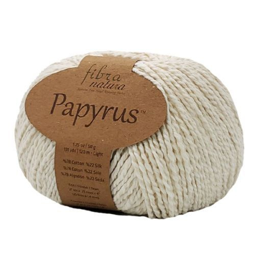 Пряжа Fibra Natura Papyrus Фибра Натура Папирус, 77% хлопок, 23% шелк ...
