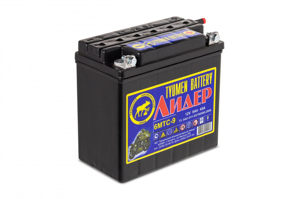 Tyumen Battery Аккумулятор для мототехники, 9 А•ч, Обратная ...