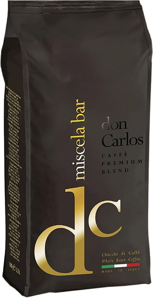 Кофе в зернах Don Carlos Miscela Bar 1кг 1шт - купить с доставкой по ...