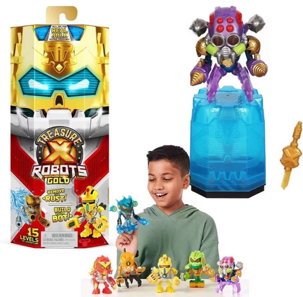 Treasure X Robots Gold - 6 роботов для исследования. Удаляйте ржавчину ...