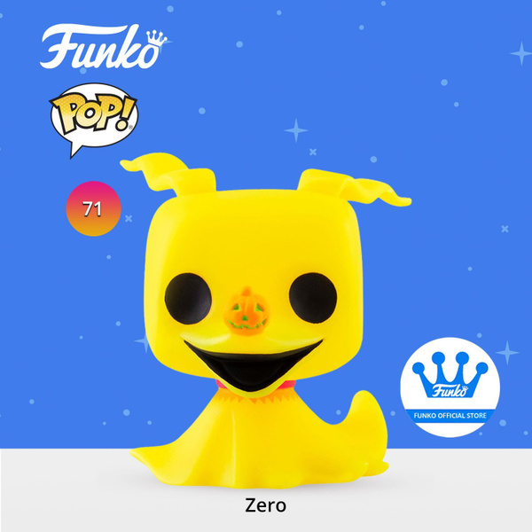 Фигурка Funko POP! Disney TNBC Zero (Black Light)/ Фанко ПОП выполнена ...
