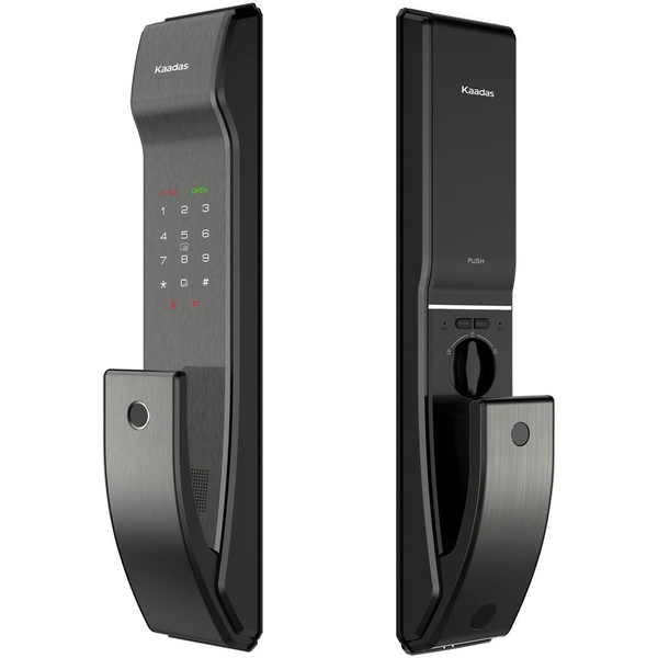 Биометрический электронный дверной замок Kaadas K9-5W чёрный купить на OZON по низкой цене ...