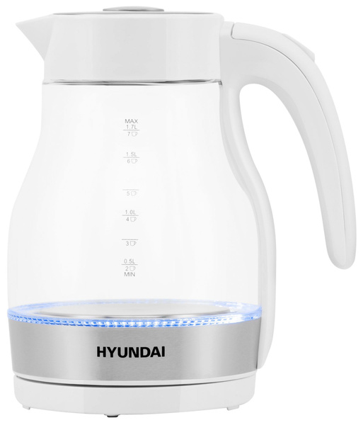 Купить электрический чайник Hyundai HYK-G3802, Пластик/стекло по низкой ...
