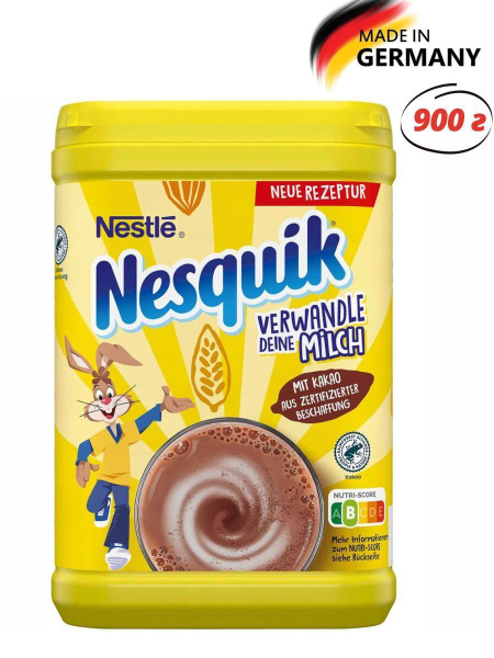 Характеристики Какао напиток быстрорастворимый Nesquik, Nestle, 900 гр ...