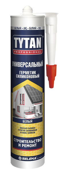 Герметик Силиконовый Универсальный Tytan Professional Белый 280мл, 1 шт ...