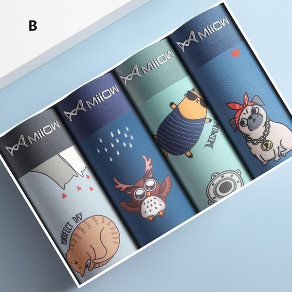 Комплект трусов брифы Miiow, 4 шт купить на OZON по низкой цене (967191843)