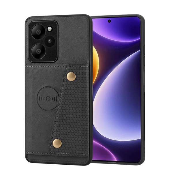 Чехол для телефона Xiaomi Poco X5 Pro с карманом для карт и магнитный ...