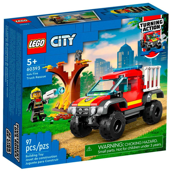 Конструктор Lego City Спасательный пожарный внедорожник (60393 ...