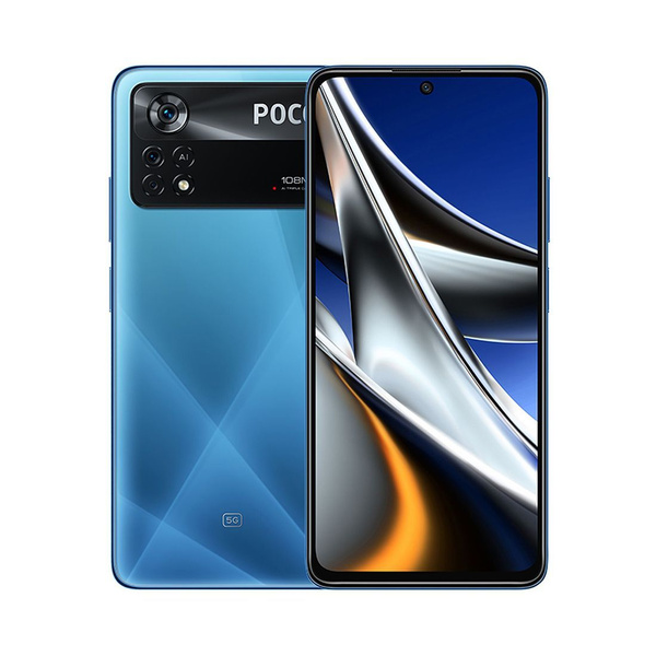 Смартфон Poco X4 Pro 5G, 128 GB, Laser Blue (2201116PG) - купить по ...