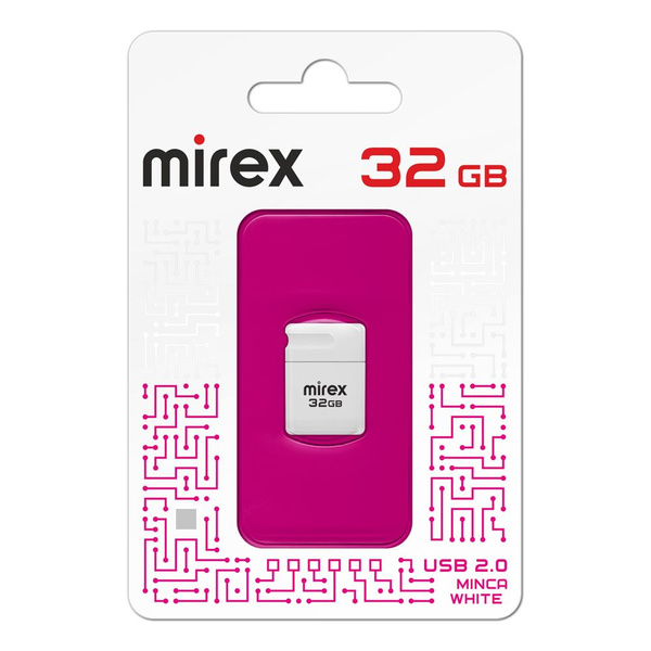Флешка USB Flash Drive MIREX MINCA WHITE 32GB купить на OZON по низкой ...