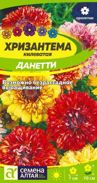 Хризантемы однолетние Семена Алтая Хризантемы однолетние - купить по ...