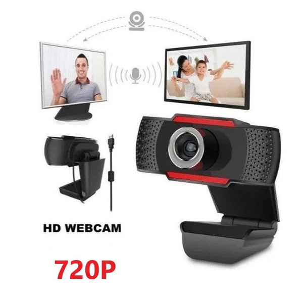 liulz Web-камера с микрофоном CM-004-720Р, черный - купить с доставкой по выгодным ценам в ...