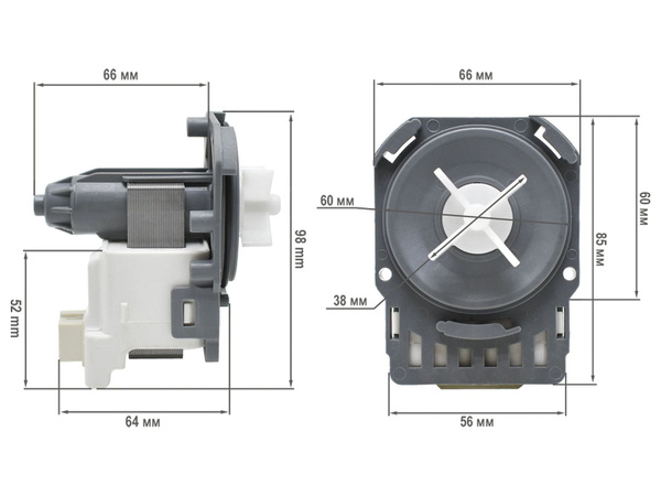 Помпа (сливной насос) 30W для стиральной машины AEG, Electrolux ...